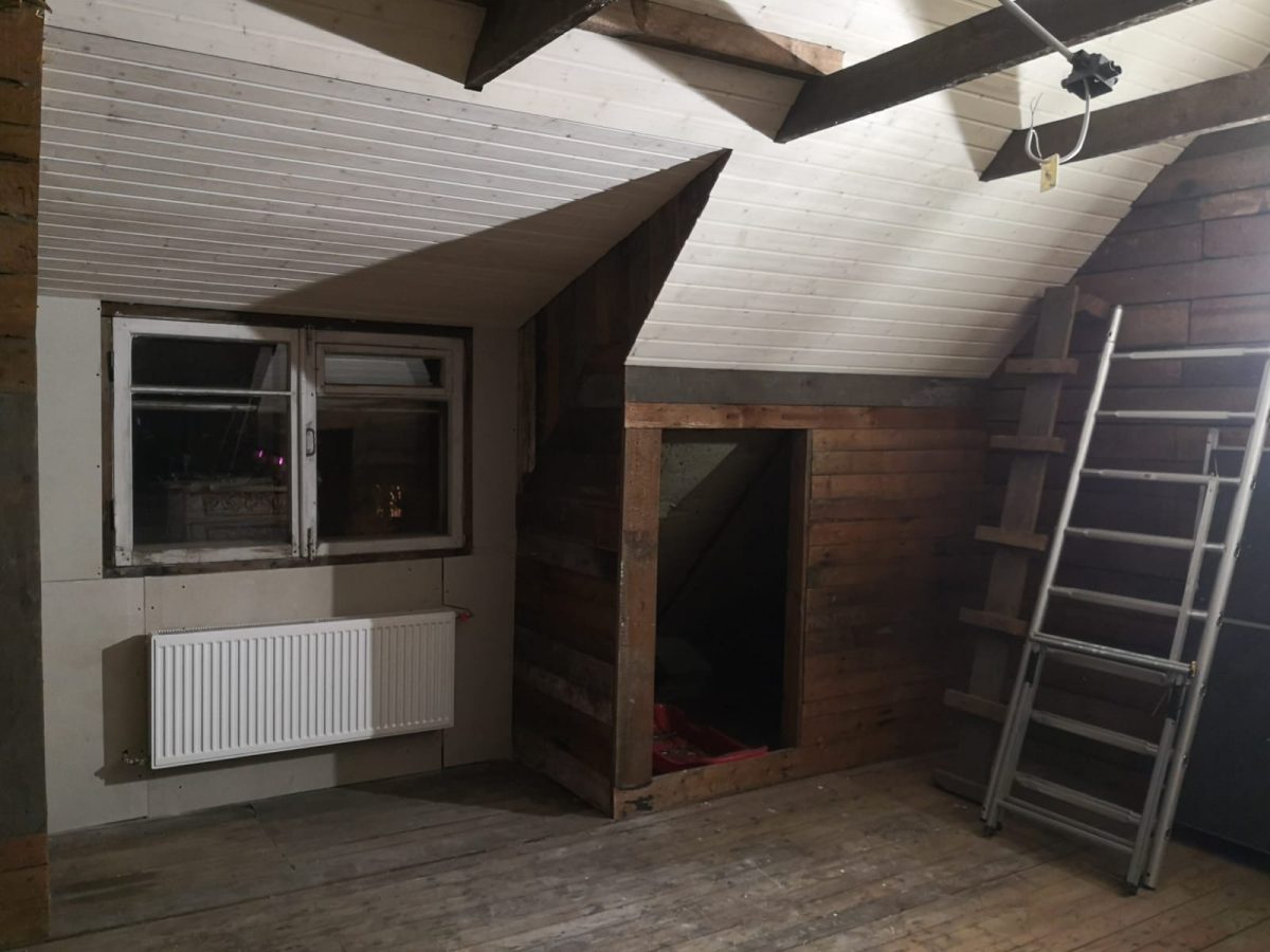 Sauna measurements and ceiling – Rõika 15